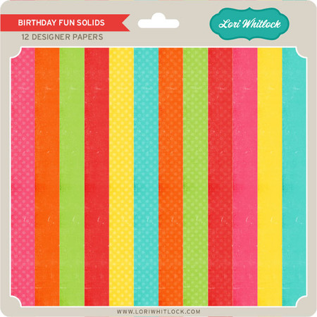 Birthday Fun Solids - Snap Click Supply Co.