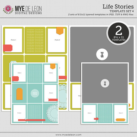 Life Stories | Template Set 4 - Snap Click Supply Co.