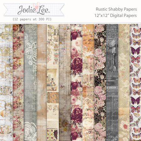 Farm House Fall Digital Papers - 12"x12" - Snap Click Supply Co.