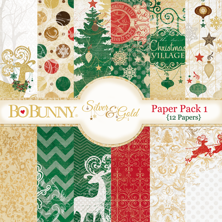 Silver & Gold Paper Pack 1 - Snap Click Supply Co.