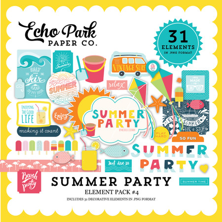 Summer Party Element Pack 4 - Snap Click Supply Co.