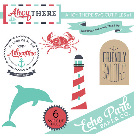 Ahoy There SVG Cut Files #1 - Snap Click Supply Co.
