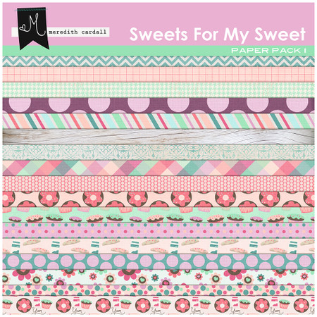Sweets For My Sweet Paper Pack - Snap Click Supply Co.