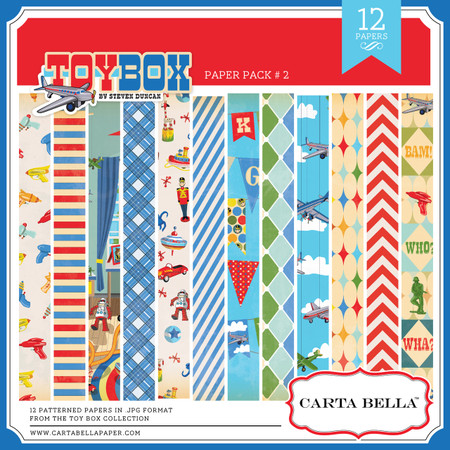 Toy Box Paper Pack #2 - Snap Click Supply Co.