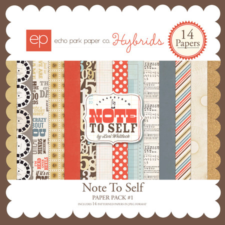 Note To Self Paper Pack #1 - Snap Click Supply Co.