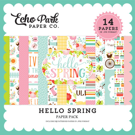 Hello Spring Paper Pack - Snap Click Supply Co.
