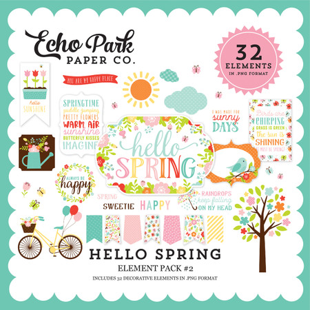 Hello Spring Element Pack #2 - Snap Click Supply Co.
