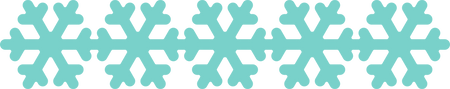 Snowflake Border SVG Cut File - Snap Click Supply Co.