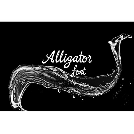 Alligator Font - Snap Click Supply Co.