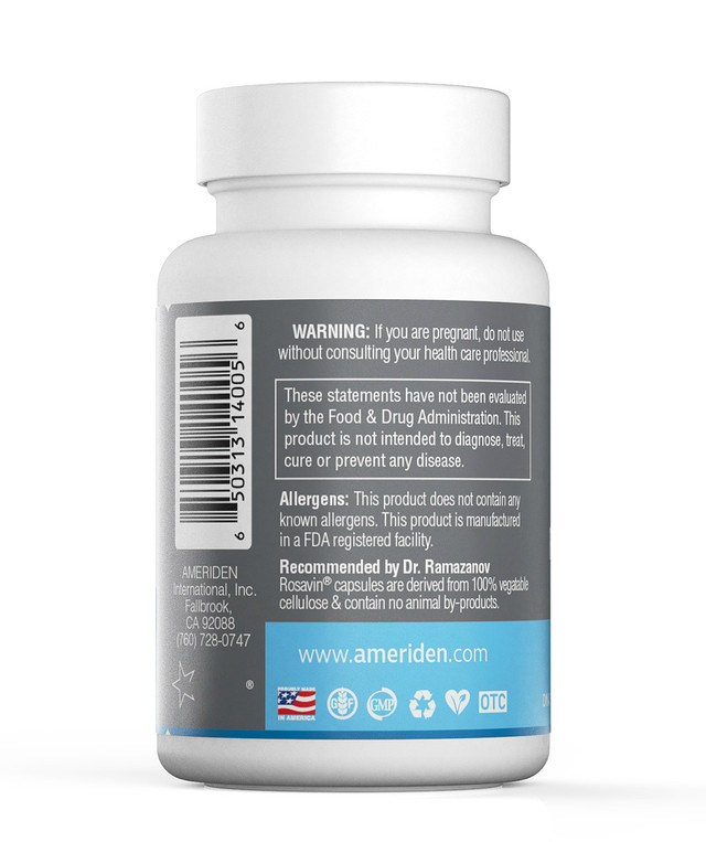 Rosavin 60 100MG Capsules - Shop Stress Relief Supplements Here