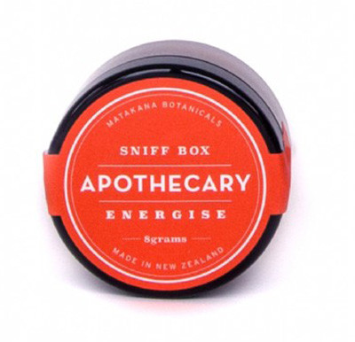 Energise sniff box from Matakana Botanicals.