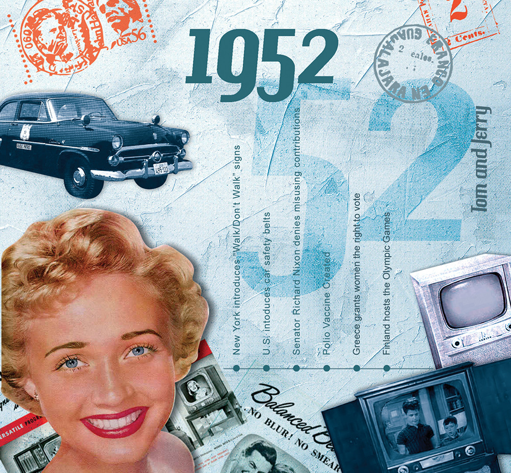 CD card 1952 - makes a great gift! Buy now from flying fish design store