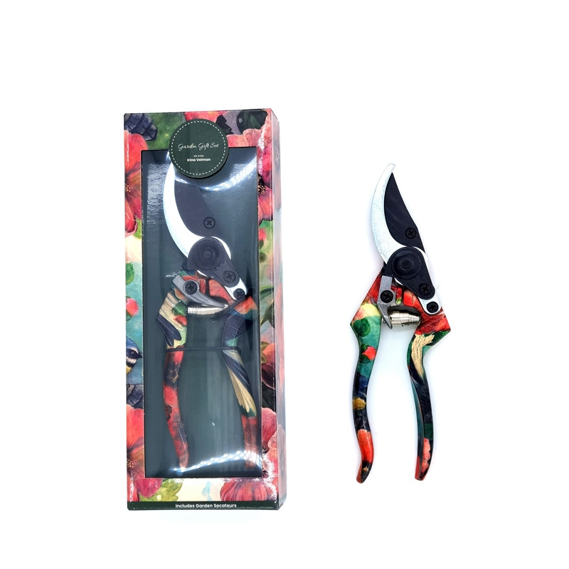 Ladies garden secateurs featuring artwork by NZ artists.