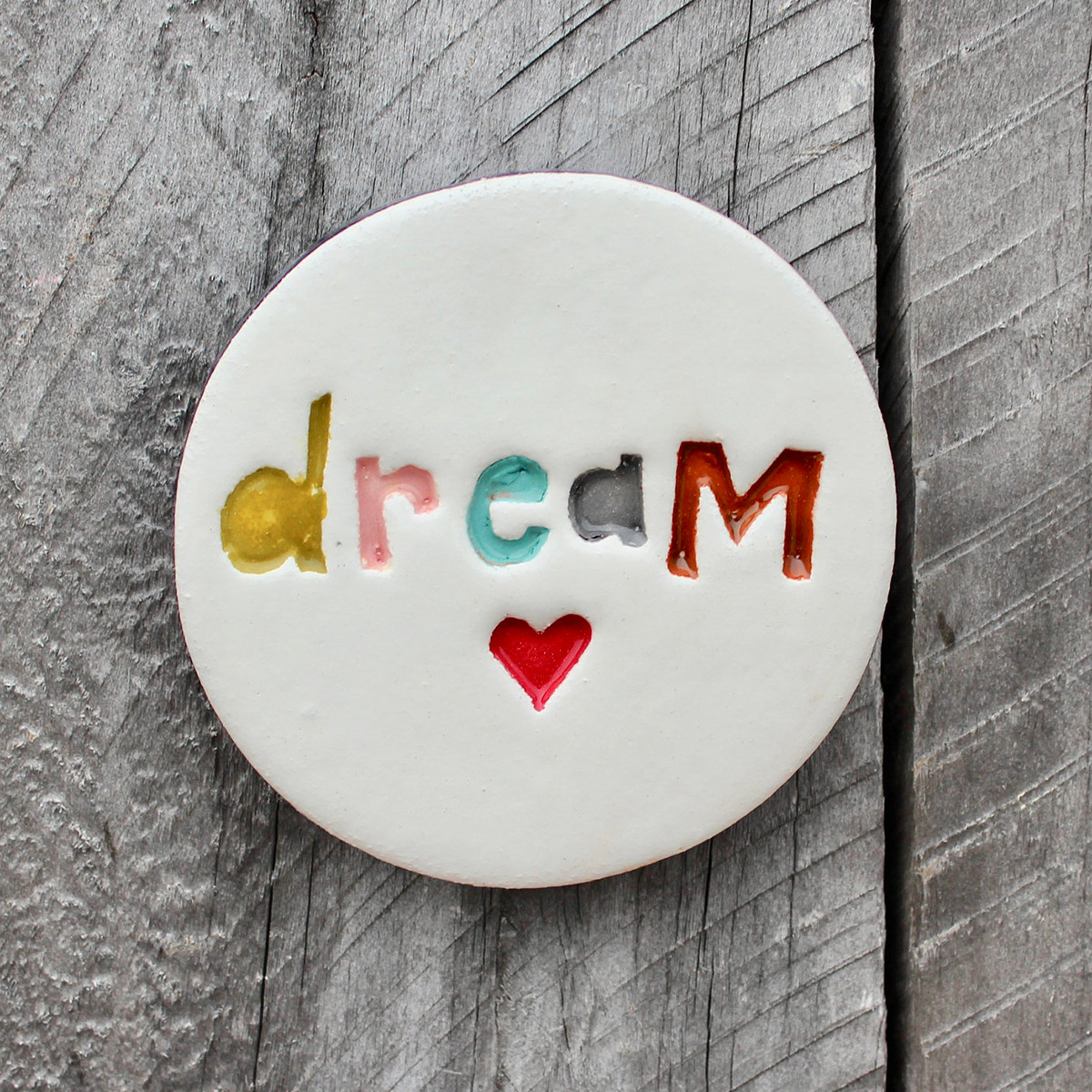 Ceramic dream disc wall art from The Monster Company. Hand made in NZ.