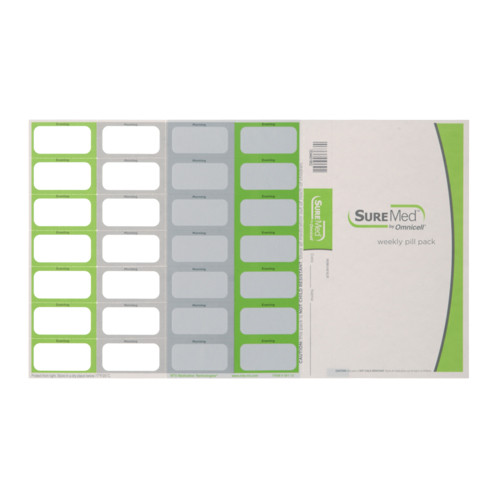 SureMed Multi-Dose Cards | Heat Seal & Cold Seal Med Cards