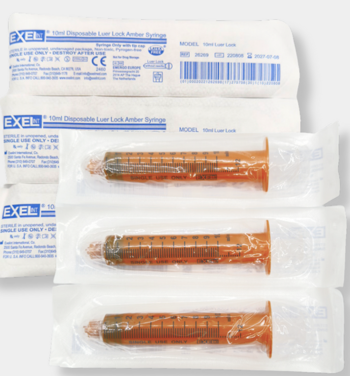 3-Part Syringes, Luer Lock, Luer Slip, Catheter Syringes