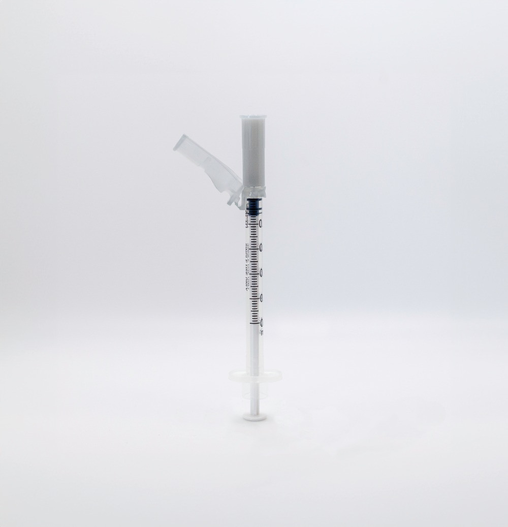 Sol-M Safety Syringe w/ Needle | Syringes with Safety Shield