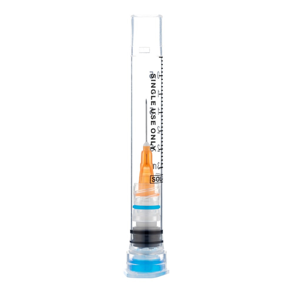 Sol-Care Retractable Safety Syringes with Needles