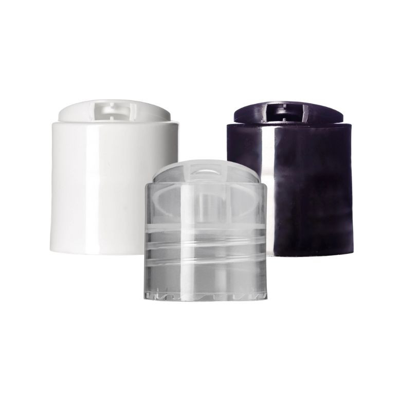 Disc Top Lids | Screw on lids with pop-up lid dispenser