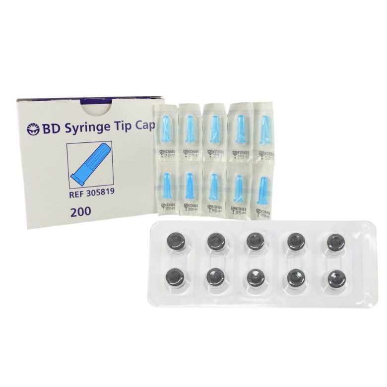 BD Syringe Tip Caps for Luer Lock and Luer Slip Syringes