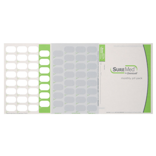 SureMed Multi-Dose Cards | Heat Seal & Cold Seal Med Cards