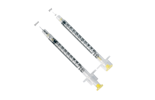 VanishPoint Retractable Needle Insulin Syringes