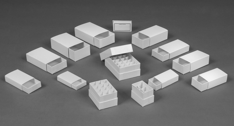 White Paperboard Pharmacy Boxes | Total Pharmacy Supply