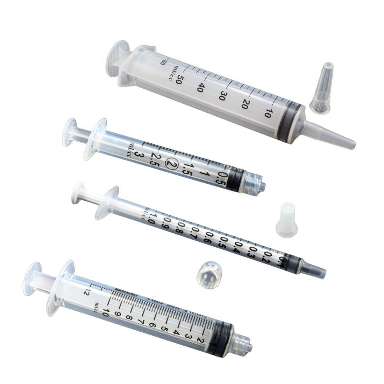 3-Part Syringes, Luer Lock, Luer Slip, Catheter Syringes