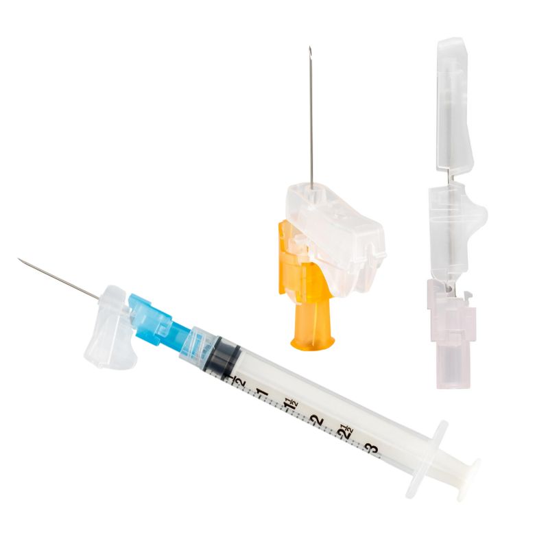 hypodermic needle injection