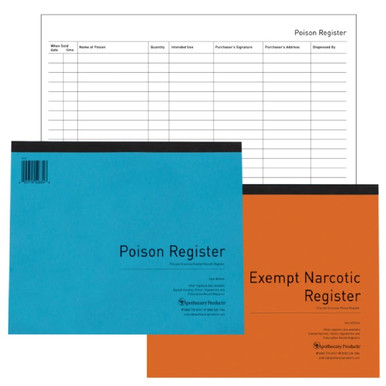 Pharmacy Register/Record Books | Total Pharmacy Supply