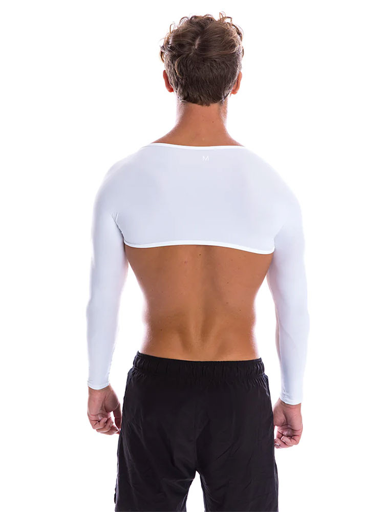 SParms Sun Protection Shoulder Wrap (Shawl) - White