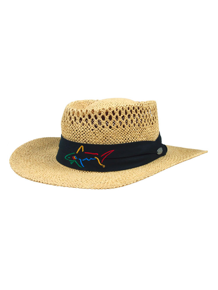 Greg Norman Signature Straw Hat - Natural | GolfBox