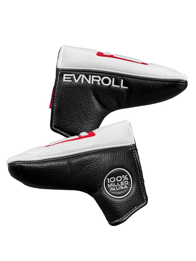 Evnroll Blade Headcover - Black/White | GolfBox