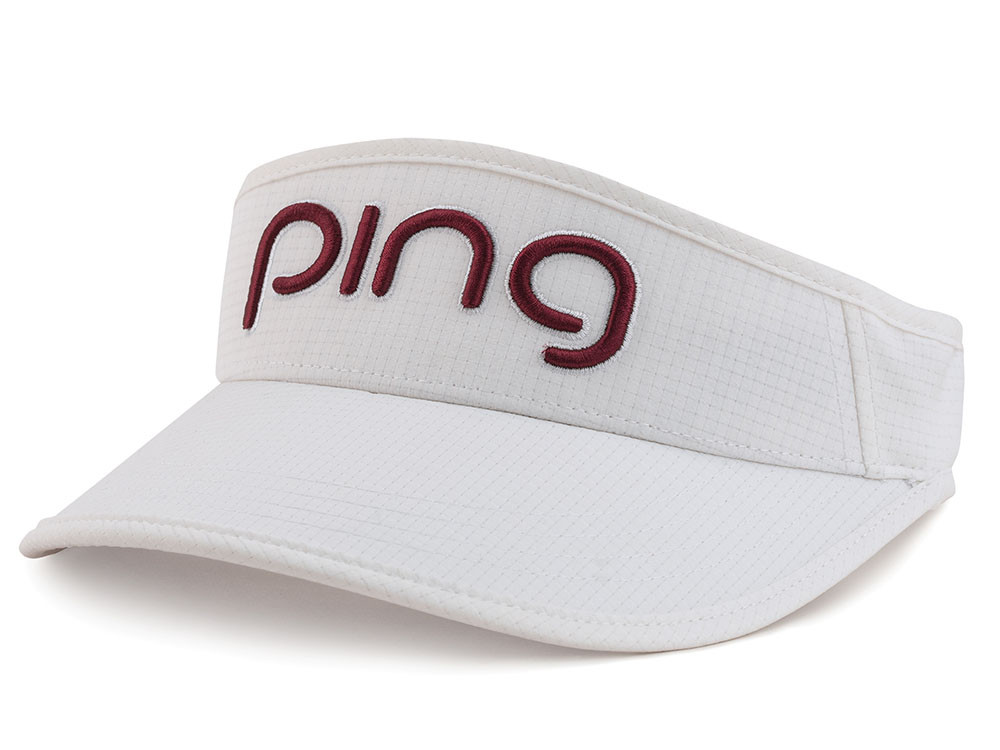 Ping Women's Aero Visor - White/Magenta - Womens - Polyester | GolfBox