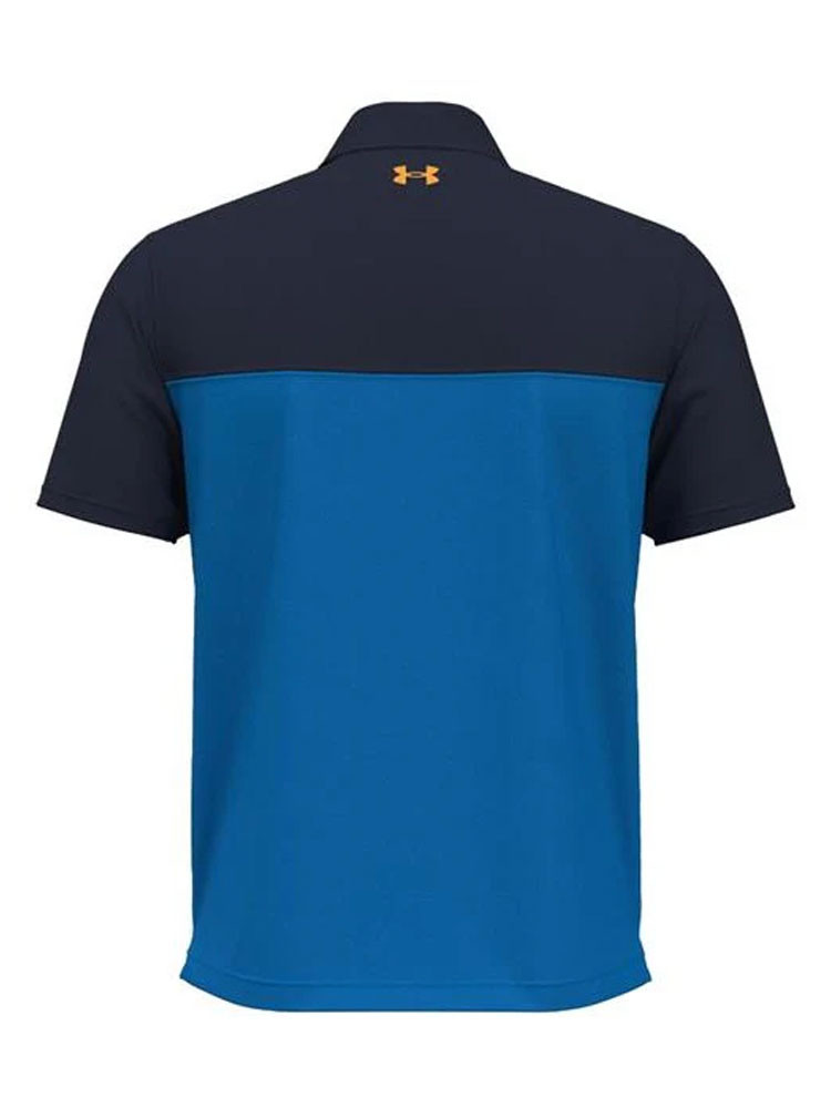 Under Armour T2G Colour Block Polo - Photon Blue/Midnight Navy