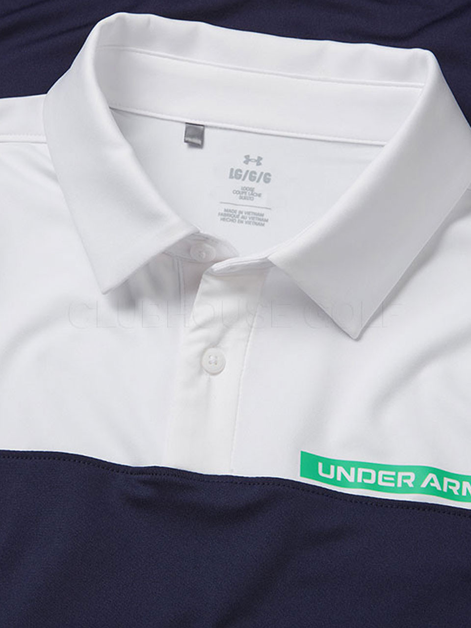Under Armour T2G Colour Block Polo - Midnight Navy/White