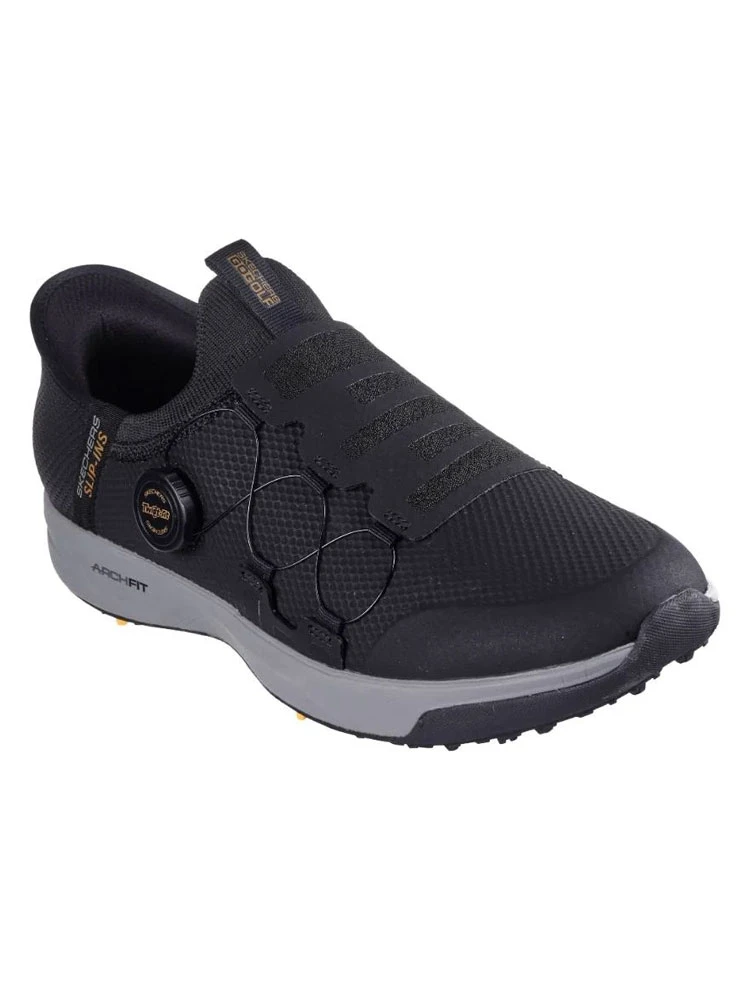 Skechers GO GOLF Elite Vortex - Slip 'In Golf Shoes - Black/Grey