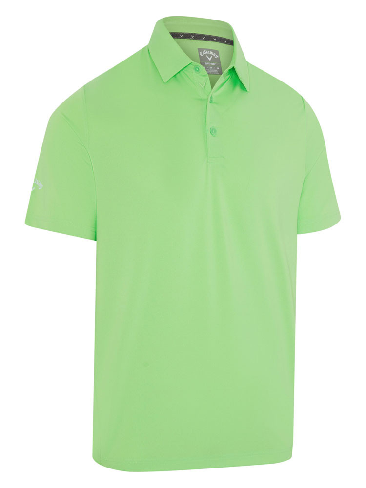Callaway SwingTech Solid Polo - Green Ash | GolfBox