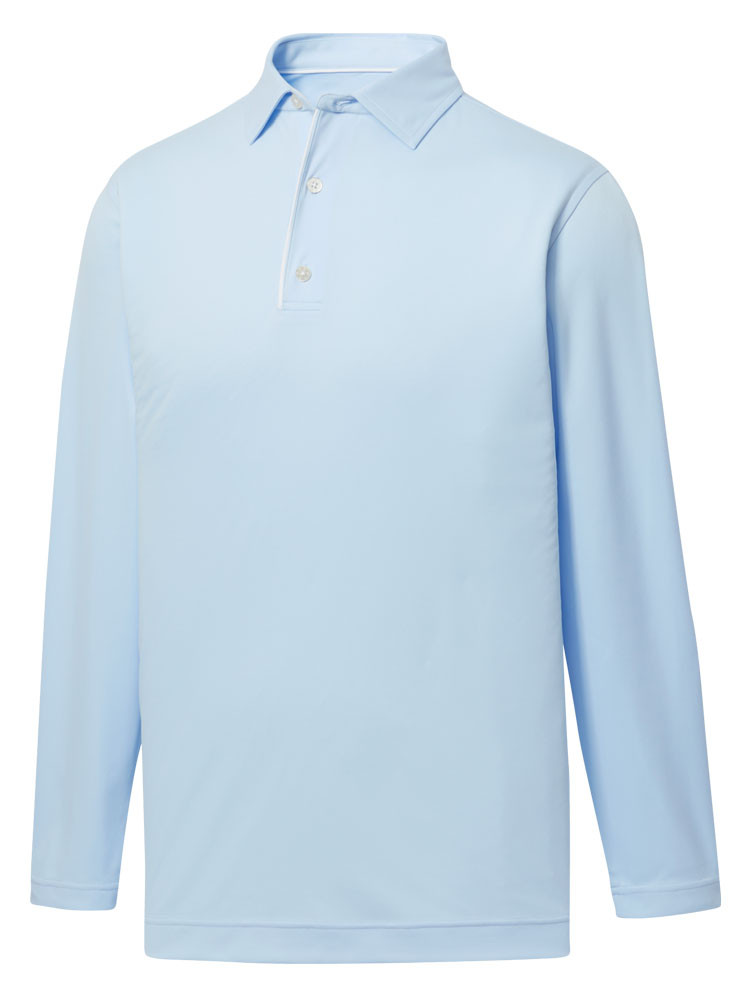 FootJoy Long Sleeve Sun Protection Polo - Sky