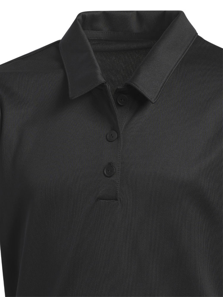 adidas Girls Performance Polo Shirt - Black | GolfBox