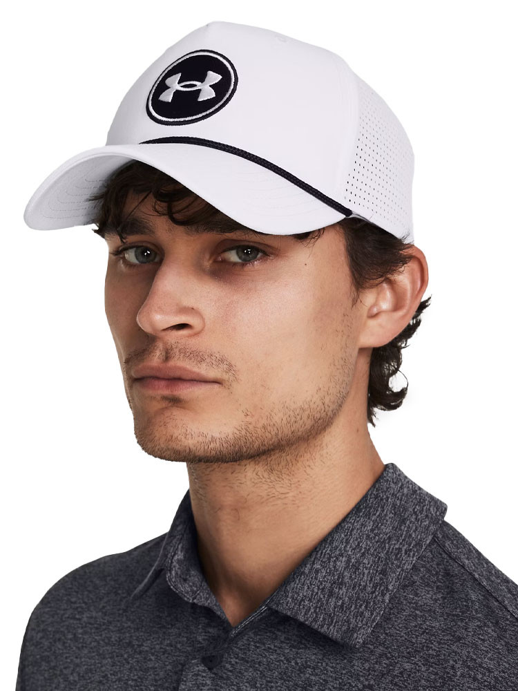Under Armour Driver Snapback Cap - White | GolfBox