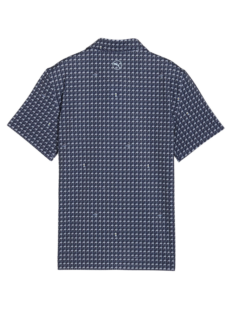 Puma JR Boys MATTR Pup Golf Polo - Deep Navy/Silver Mist