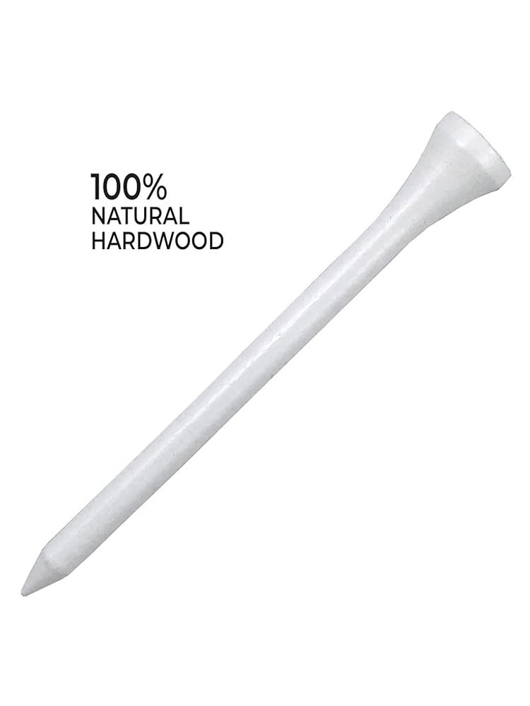 Pride 3.25" Golf Tees 400 Pack - White | GolfBox