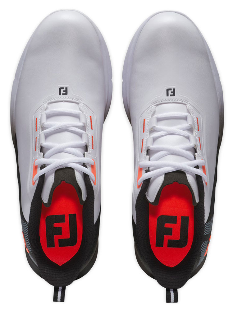 FootJoy Fuel Golf Shoes - White/Black/Coral | GolfBox
