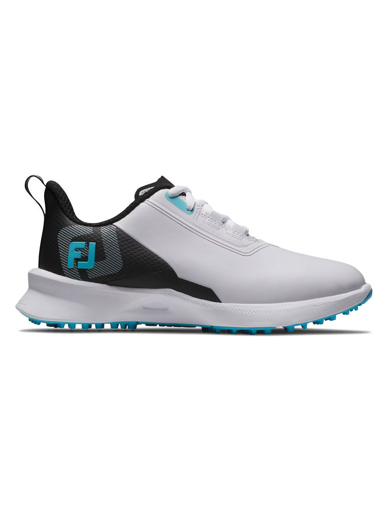 FootJoy Junior Fuel Golf Shoes - White/Black | GolfBox