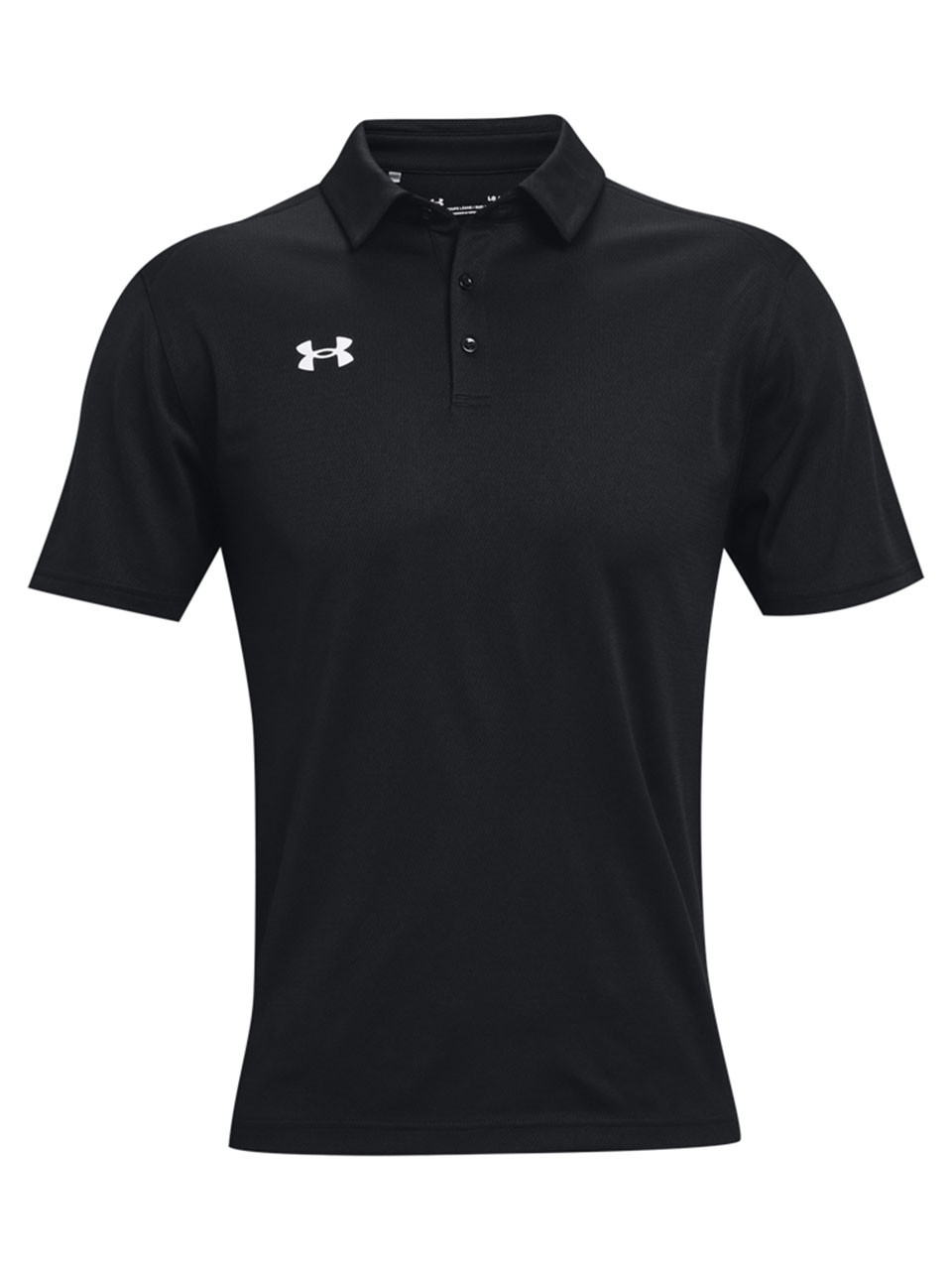 Under Armour Team Tech Polo Shirt - Black | GolfBox