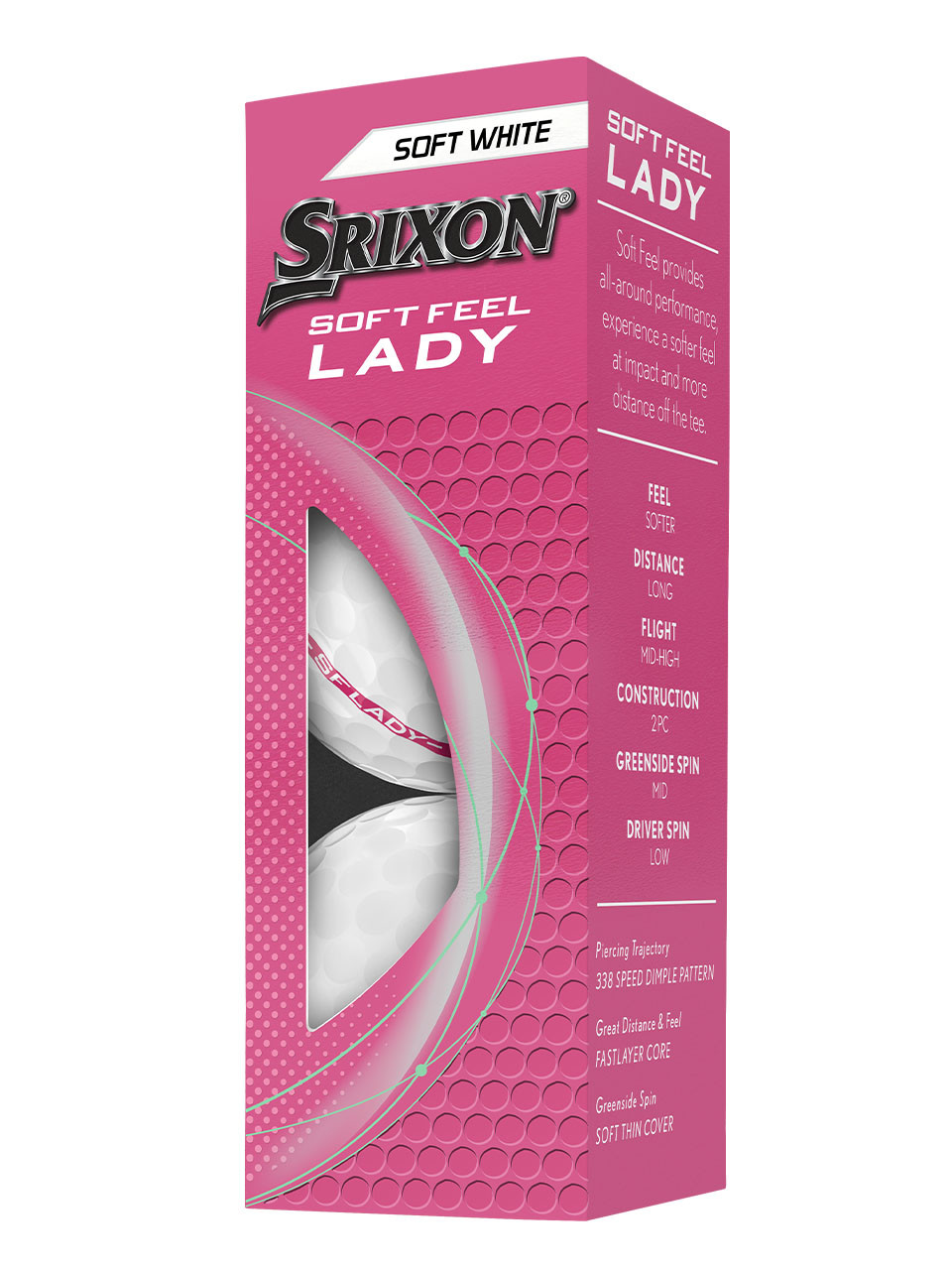 Srixon Soft Feel Lady 2025 Golf Balls | GolfBox