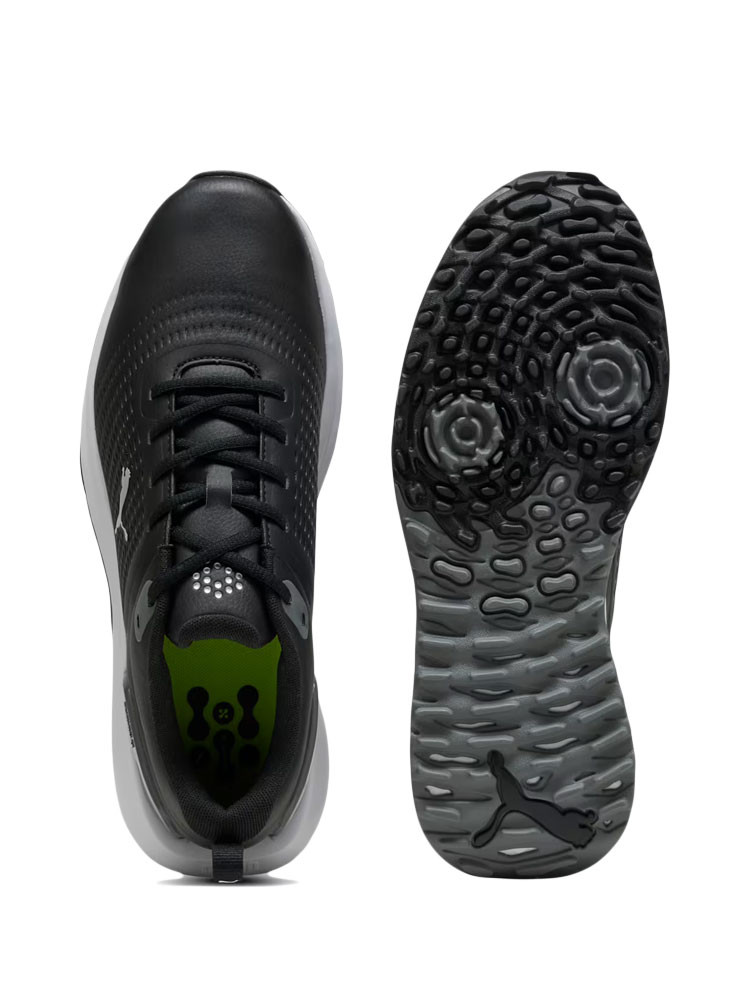 Puma FUSION Plus Spikeless Golf Shoes - Puma Black/Puma White