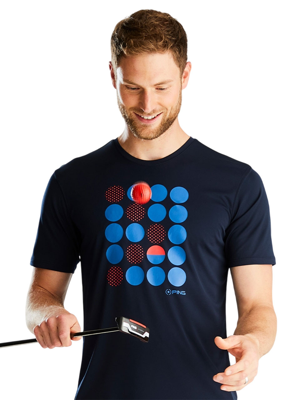 Ping Split Ball Tee - Navy | GolfBox