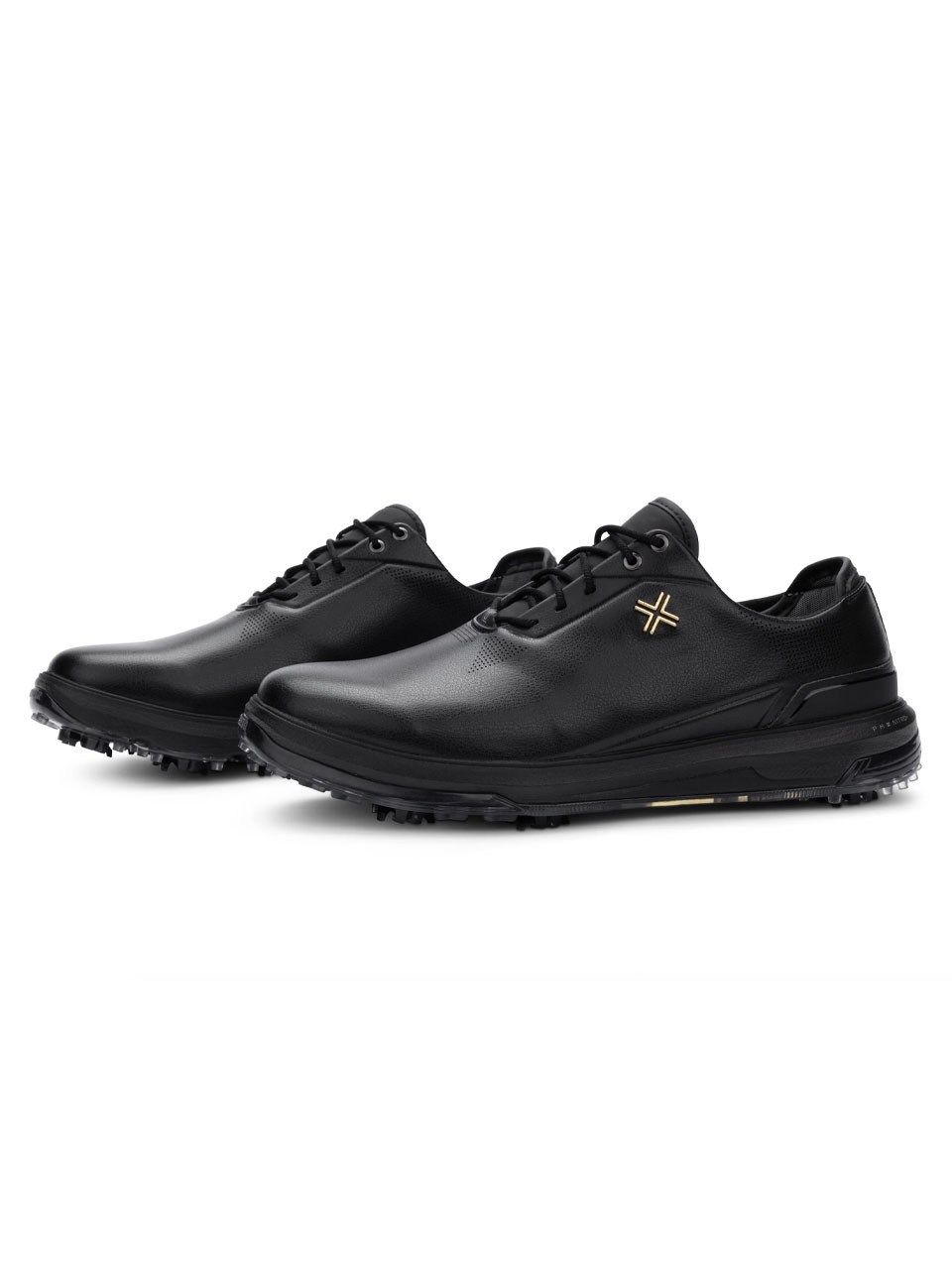 Payntr Golf Eighty Seven SC Golf Shoes - Black/Gold/Black
